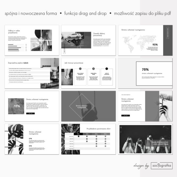 Projekt slajdu PowerPoint - zamów profesjonalną prezentację